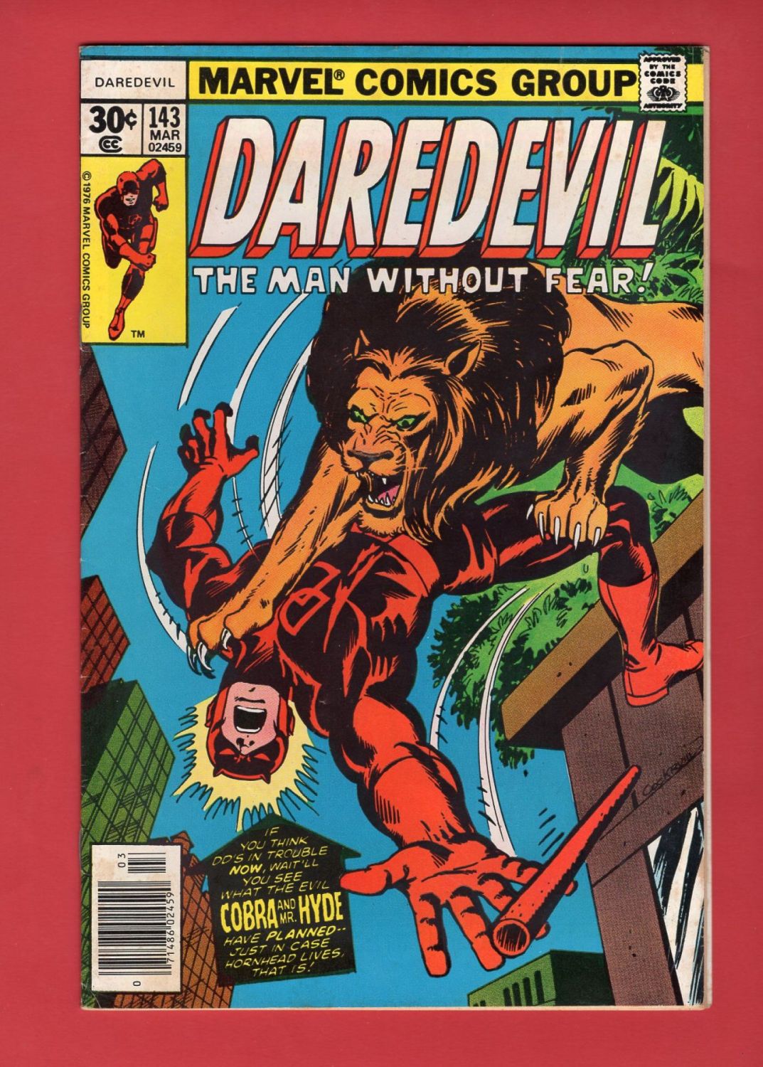 Daredevil (Volume 1 1964) #143, Mar 1977, Marvel :: Iconic Comics Online
