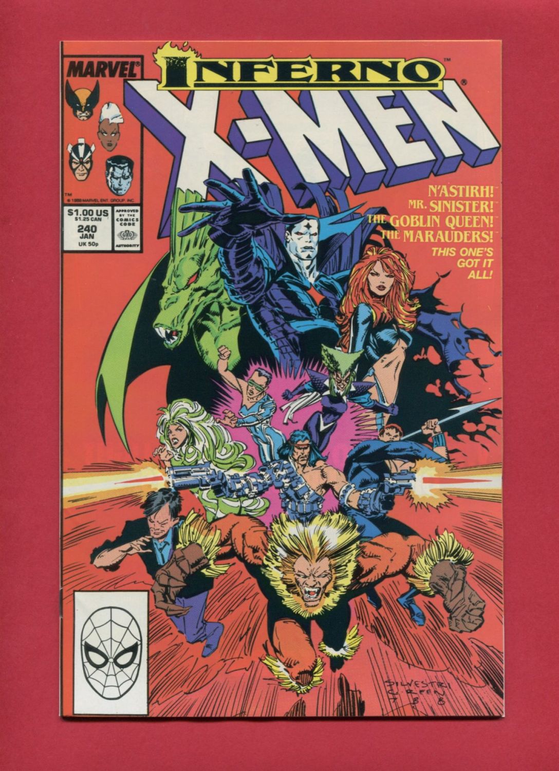 Uncanny X-Men (Volume 1 1963) #240, Jan 1989, Marvel :: Iconic Comics ...