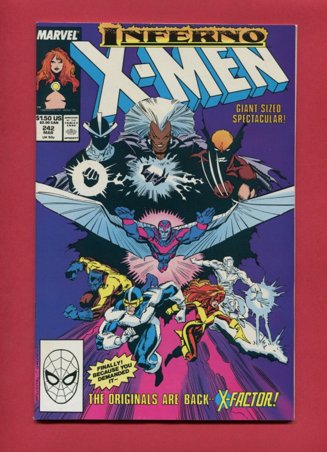 Uncanny X-Men (Volume 1 1963) #242, Mar 1989, Marvel :: Iconic Comics ...